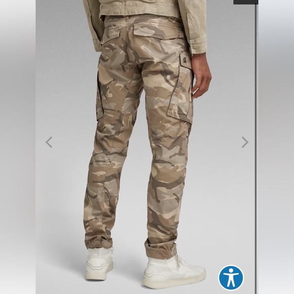 G-Star | Pants | Mens Gstar Raw Rovic Regular Tapered Fit Cargo Pants ...